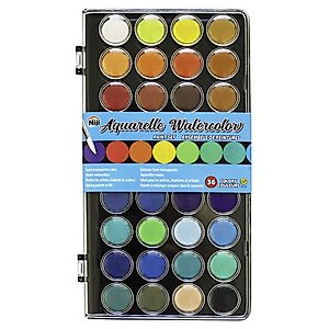 Yasutomo Niji Aquarelle Watercolor Set 36 Colors