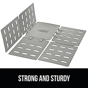 Gorilla Grip Shirt Folding Board, Easy Fast T-Shirt and Clothes Folder, Adult Clothing, Durable Plastic Organizer, Compact for Travel, Laundry Boards, Tshirt Flipfold Tool, Gray