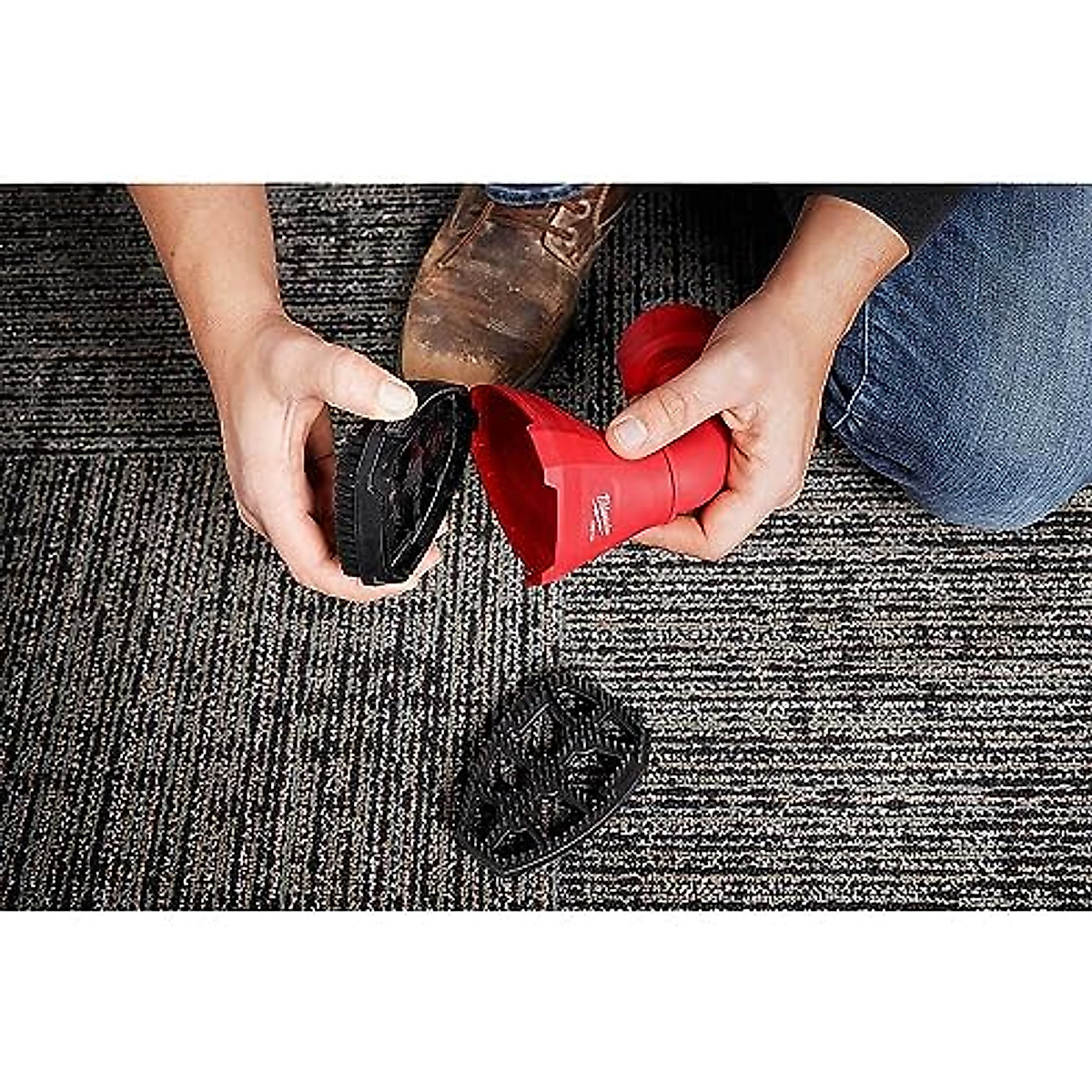 Milwaukee Air-Tip Shop Vac Swiveling Palm Brush Wet/Dry Vac Brush Kit 5 pc