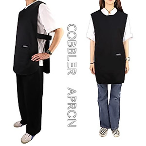 YESMUSSE Universal Cobbler Apron Smock Long Cooking Cleaning Pregnant Nursing Free From Neck Pain