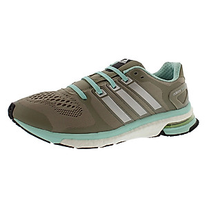 adidas Adistar Boost ESM Womens Running Shoe, Taupe/Mint, 9