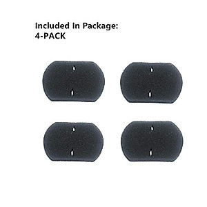 Vacuum Sponges Filter Replacement for Bissell 3-in-1 Stick Lightweight Bagless Cleaner, Fits Model 2030,2033,2033M,20336,20334（4-Pack）