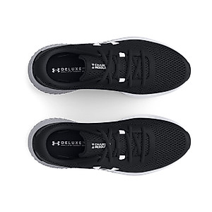 Under Armour Men's Charged Rogue 3, Black/White, 8 Medium US