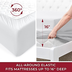 Mellanni Bed Sheet Set + Duvet Cover Set Bundle&Save - Hotel Luxury Bedding - Bundle Includes: 4pcs Bed Sheet Set and 5pcs Duvet Cover Set (King, White)