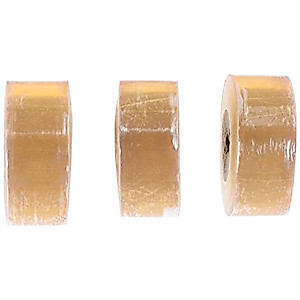 GANAZONO Floral Tape 3 Rolls Grafting Tapes Self- Adhesive Garden Plant Repair Tapes Barrier Stretchable Clear Floristry Grafting Film for Garden Nursery Fruit Trees Budding Tree Use Clear Tape