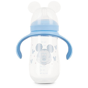 Disney Sippy Cups for Toddlers, Learner Sippy Cups for Kids with Pacifier, BPA-Free Trainer Cup with Handles, Leak-Proof Minnie Mouse and Mickey Mouse Sippy Cups, Perfect Unisex Gift for Children
