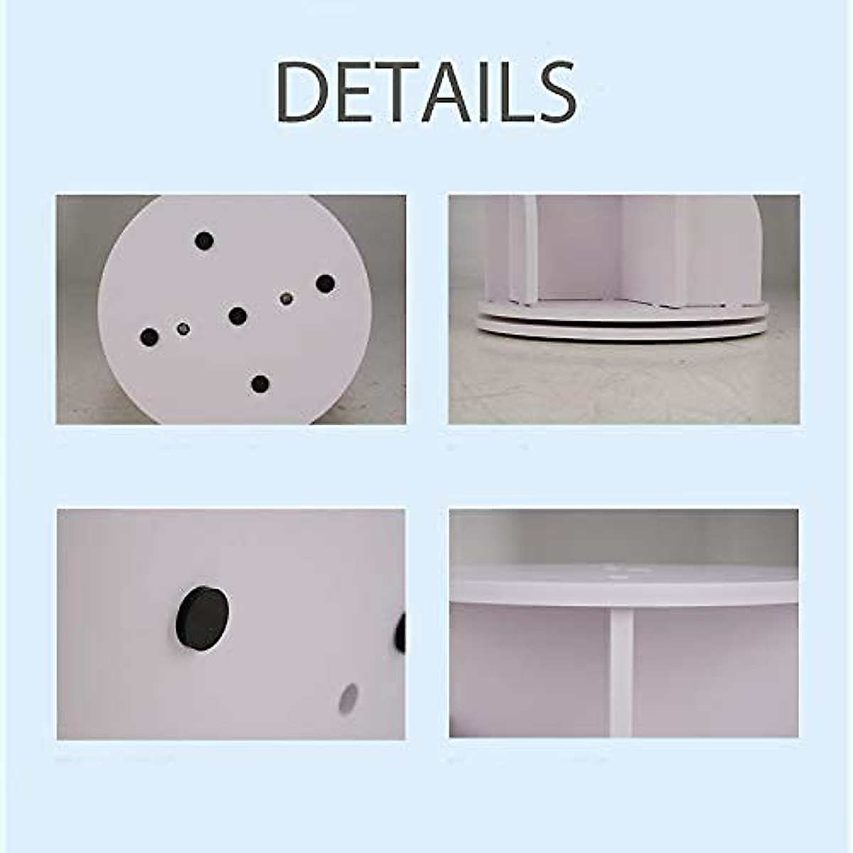 NAIYUFA Rotating Bookshelf 360 Display Floor Standing Bookcase Storage Rack for Kids&Adults Multi-Functional Bookshelf Organizer