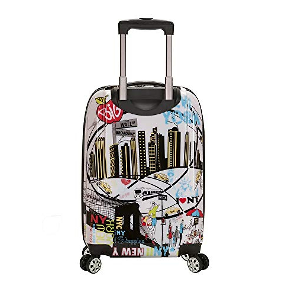 Rockland Departure Hardside Spinner Wheel Luggage, Newyork, Carry-On 20"
