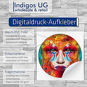INDIGOS UG - Sticker / Bumper / JDM / Die cut - Flag / Banner A-LS200 Zaire - Zaire 30 cm colored - wehend -