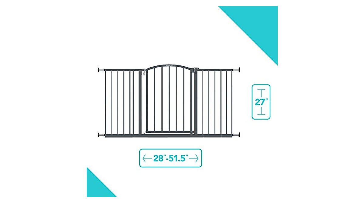 Summer Extra Wide Safety Baby Gate - Stylish & Secure