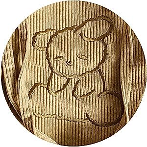 YiKitHom Corduroy Tote Bag Canvas Lining