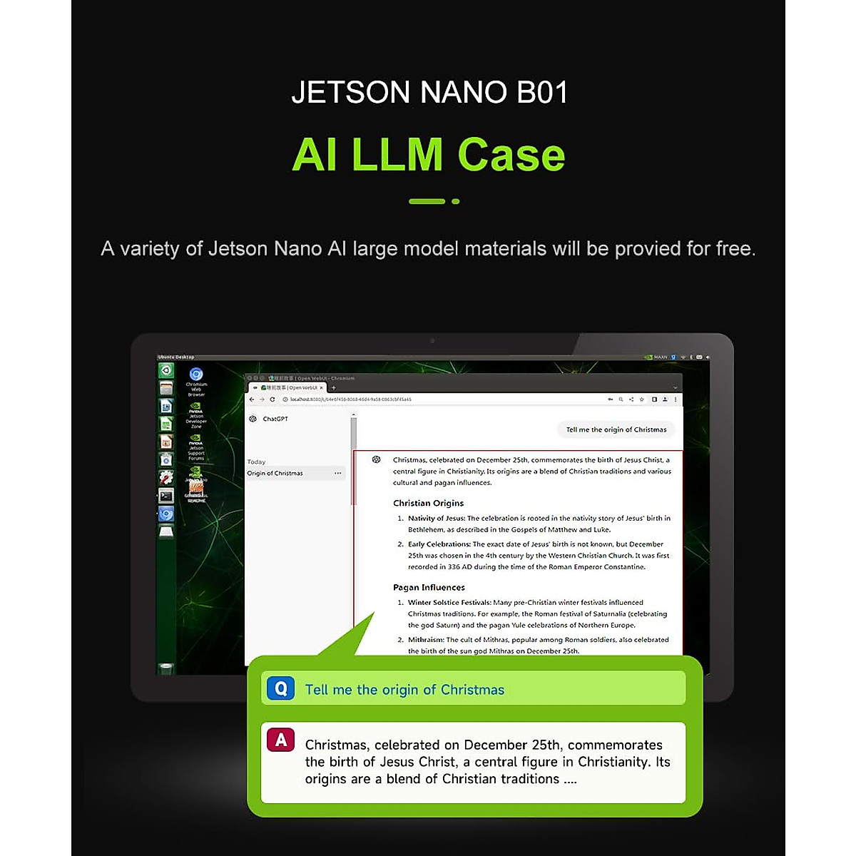 Jetson Nano B01 4GB SUB Development Kit Official Board for AI and Robotics Yahboom Provide ROS Programming Courses