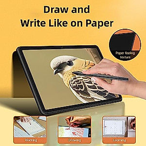 XLDK 3 Pack Writable Screen Protector for Amazon Fire Max 11 2023 Face ID & Stylus Pen Compatible, Writing & Drawing Like on Paper (3 Pack Writable)
