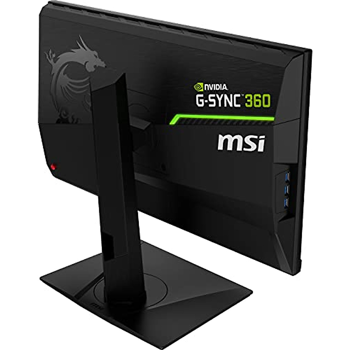 MSI Oculux NXG253R, 25" Gaming Monitor, 1920 x 1080 (FHD), Rapid IPS, 1ms, 360Hz, G-Sync, HDMI, Displayport, Tilt, Swivel, Height Adjustable, Pivot
