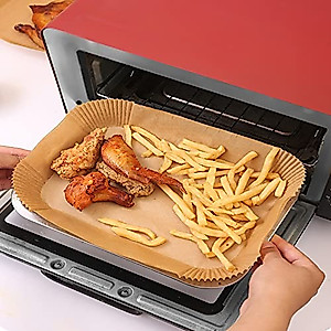 KBGRAX 150PCS Air Fryer Disposable Paper Liners for Ninja DZ201 DZ401 DZ550,Food Grade Air fryer Parchment Paper Liners for Ninja Foodi Dual Air Fryer