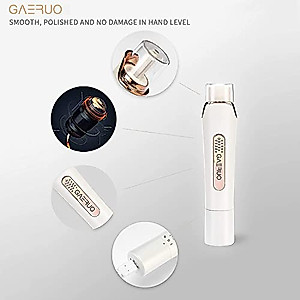 Premium Electric Manicure Pedicure Tool, Rechargeable Nail Buffer and Polisher, Easily File and Shine Fingernails, Toenails for Naturally Beautiful Looking Nails