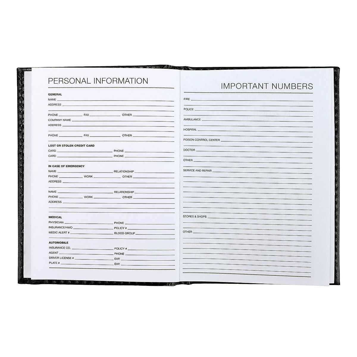 Office Depot Vinyl Small Pocket Telephone/Address Book, 3in. x 4, N20107728