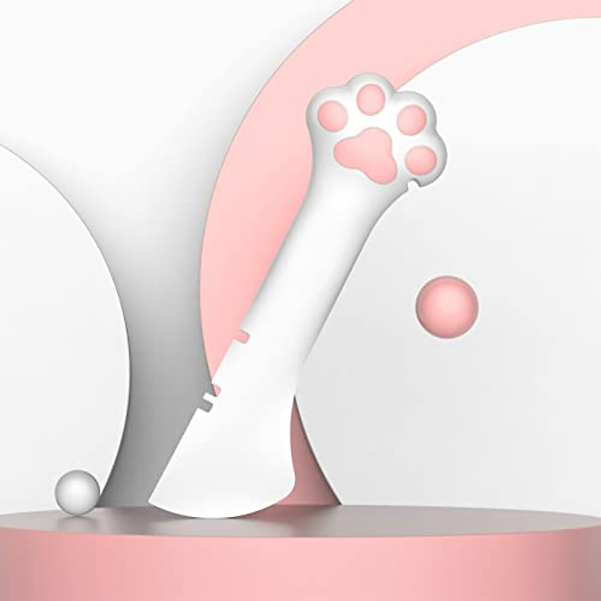 Zerodis Cat Daily Necessities, Pet Canned Spoon for Pet Food Can Supplies Cat Jar Opener Cat Paw Design Multifunction (White)