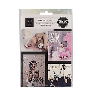 We R Memory Keepers 0633356630227 Light Storage & Decor-Photo rub-ons-Celebrate