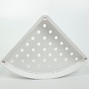 IYAR HOME 3 Tier Shower Caddy Organizer Shelf Rack Corner 12.99 x 9.45 x 28.35 Shower Stands for Inside Bathroom Kitchen Small Space White