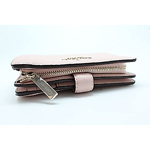 Kate Spade Leila Medium Compartment Bifold Wallet in Rose Smoke
