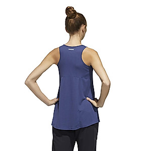 adidas Women's HEAT.RDY Colorblock Tank Tech Indigo Medium