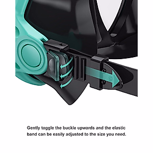 Fawater Swim Goggles with Nose Cover, Professional Anti-Fog and Anti-Leak Clear Snorkeling Mask for Adults and Teens, 9 Colors