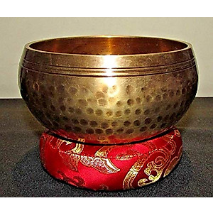 Hand Hammered 7 Metal Tibetan Meditation Singing Bowl 4.75"