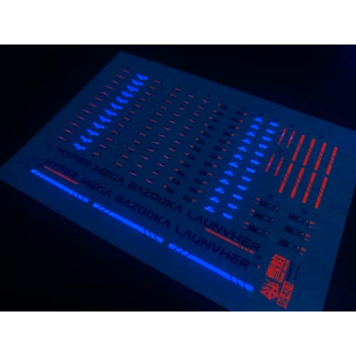 ANSAI Decals Decal Fluorescent fits Hobby RG 1/144 Hi Nu Hi v Scale Model kit