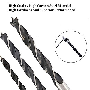 14Pcs Pocket Hole Jig Kit, 15 Degree Woodworking Inclined Hole Jig with 6/8/10mm Drill Bits for Carpentry Woodworking Angle Drilling Holes