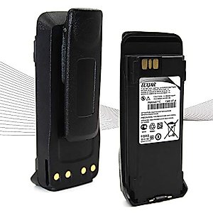 (2-Pack) 7.4V Ni-MH Replacement Battery for Motorola PMNN4077 PMNN4077C, Compatible with XPR6100 XPR6300 XPR6350 PR6380 XPR6500 XPR6550 XPR6580 DP3400 DP3601 DGP4150 DGP6150 XIRP6500, PMNN4066A/4065