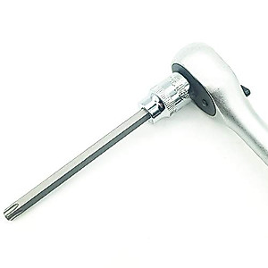 Extra Long Torx Star Bit Socket Set 7 Piece T25-T60 CR-V "3/8" Drive 110mm(Torx)