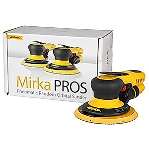 Mirka MRP-650CV Pneumatic Sander, Yellow, Black