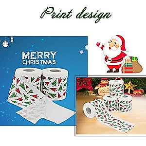 Christmas Printing Toilet Paper Old Man Christmas Pattern Paper Printing Toilet Paper Printing Roll Z4K1 Series Printing Toilet