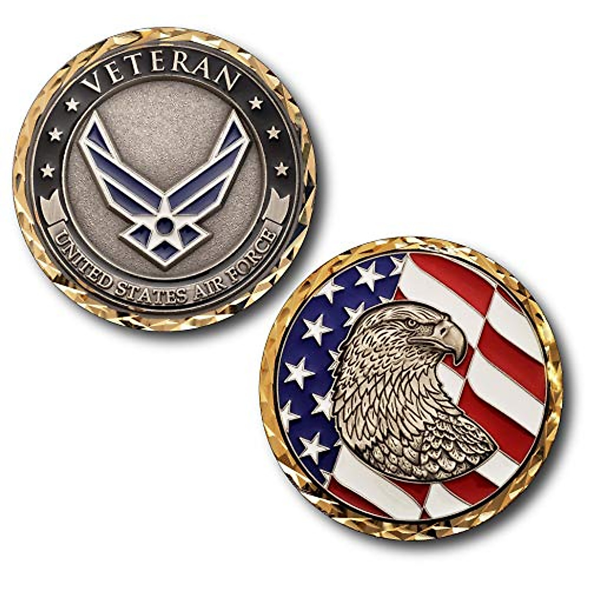 USAF U.S. Air Force Veteran Challenge Coin