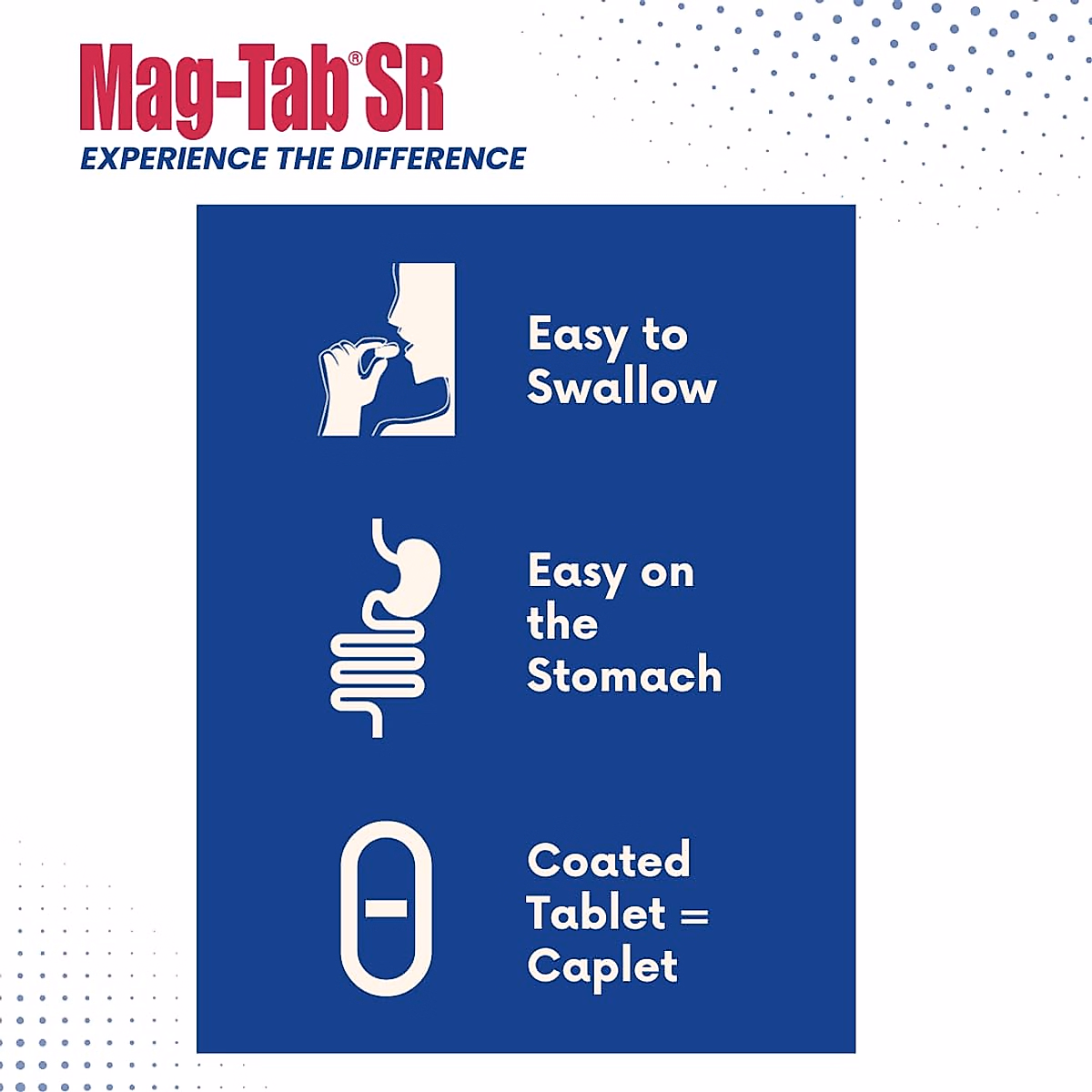 Extended Release Magnesium Lactate Delivery for 10x Better Absorption-Mag-Tab SR (Sustained Release) 100 Count-Supports Sleep, Muscle Cramps, Magnesium Deficiency Health Issue