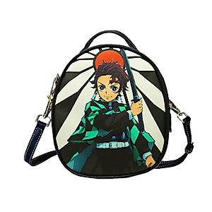 Kerr's Choice Animie Bag Boy Men Slayer Bag Black Backpack Cute Black Purse