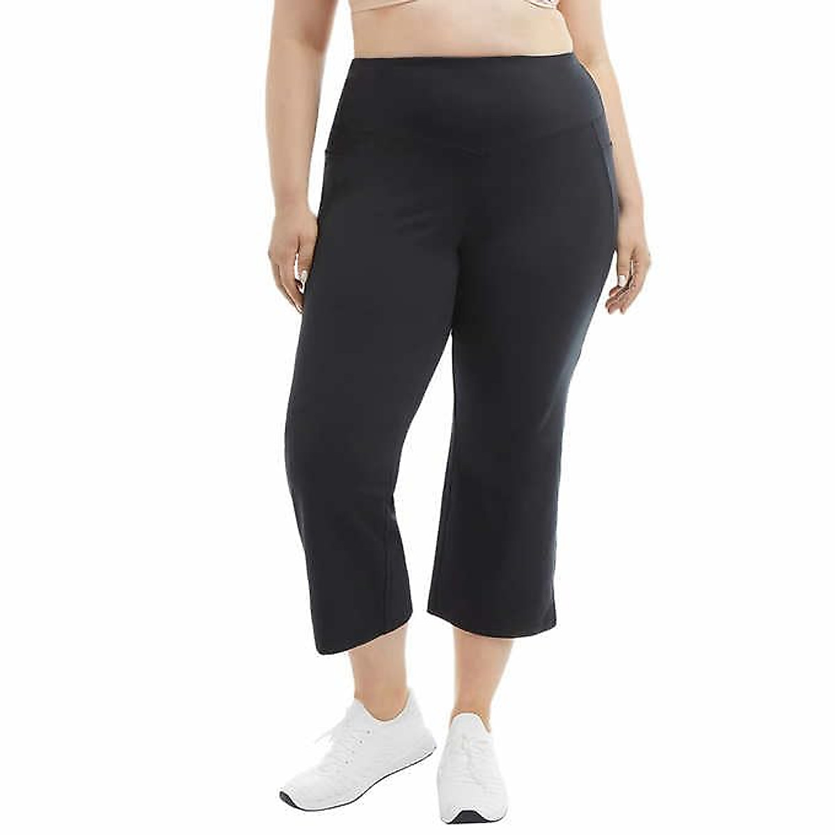 Jockey Ladies' Yoga Capri (Black, L)