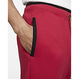 Jordan Jumpman Men's Fleece Pants (Large, Mystic Hibiscus/Black)