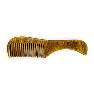Tree-mendous Sandalwood Mustache Comb 2-Pack - Durable Pocket Combs that Plant Trees by Green Beard Grmng