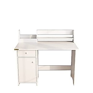 ALISENED Computer Desk with Drawers and Hutch,Small Home Office Desk，Wood Desk Executive Desks with Storage Shelf, Writing Desk with File Drawer for Bedroom Small Space