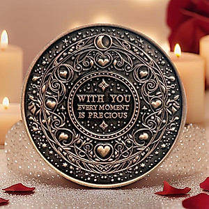 ZSALSTING - Love Coin Collection Challenge Coin: Unique Memento and Pocket Token Gift to Inspire and Make Him/Her Lucky - Perfect Commemorative Gift to Show Your Love and Appreciation-ZSALSTING