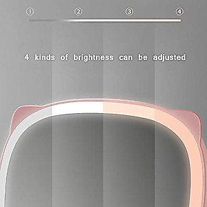 COTCLO Makeup Mirror with Led Light Storage Box M141 Led Vanity Mirror Cosmetic Organizer Lighted Led Makeup Mirror Beauty Light/a