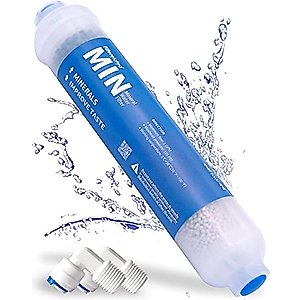 Mineralization Reverse Osmosis Filters Balance Ph Reverse Osmosis Water Filter Improve Taste Calcium Water Filter 5 Stage Ro Filter Activated Water Filter for Ro System, Coffee Machine, Ice Machine