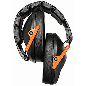 Walker's Passive Folding Muff, Black and Orange