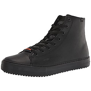 Lugz Men's Stagger Hi Slip-Resistant Food Service Shoe, Black, 9.5