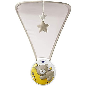 Chicco Next2Moon Projector Neutral cot, Beige