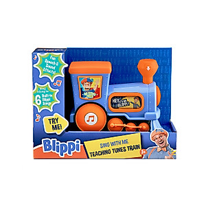 Blippi Toy Train for Kids with Built-in Music and Sound Effects, Musical Toy Designed for Fans of Blippi Toys and Blippi Gifts for Kids Aged 3 and Up