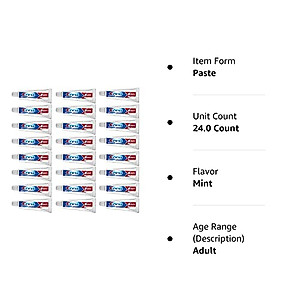 Crest Cavity Regular Toothpaste, Travel Size .85 oz. (Pack of 24)