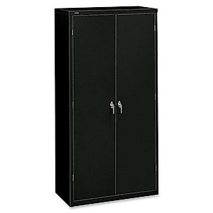 HON Brigade Series Five-Shelf Storage Cabinet - High Storage Cabinet, 36w by 18d by 72h , Black (HSC1872)